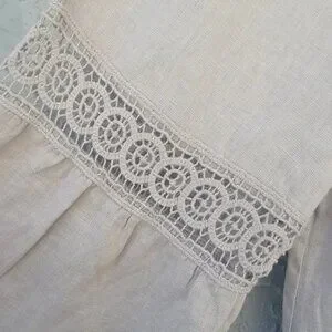 Terzo Millennio | Dresses | Terzo Millennio Italy 0 Linen Crochet ...